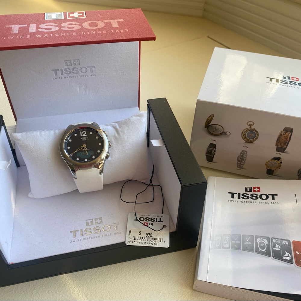 Tissot T-Touch Lady Solar - Altimeter, Weather, Alarm… - Gem